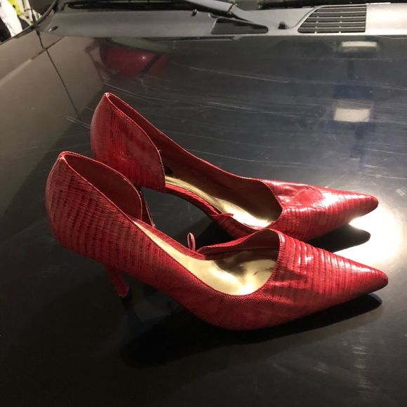 Shoes | Womens Size 11 Red Pumps | Poshmark